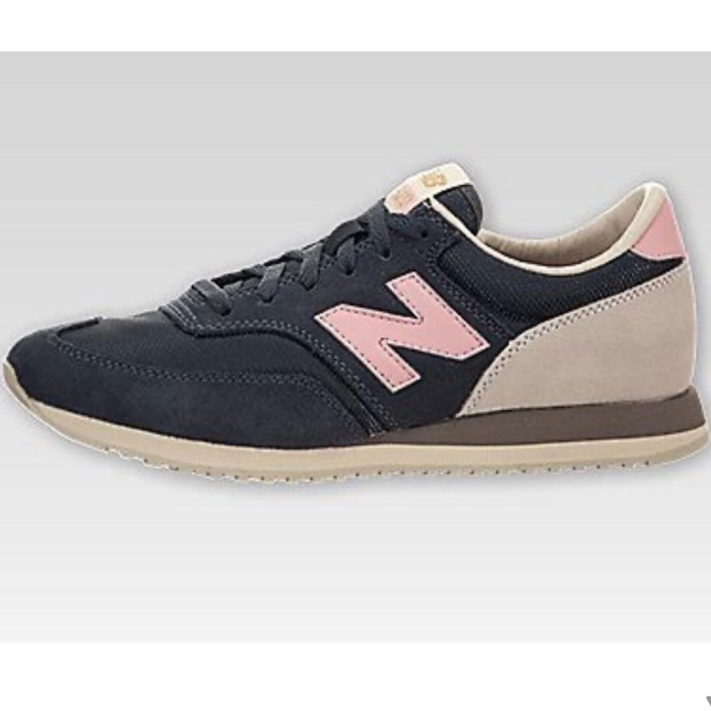 New Balance 620 Pink & Navy Sneakers - Gem